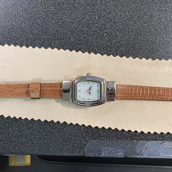 Mary Kay | Accessories | Mary Kay Watch With Pink Second Hand Crystal ...